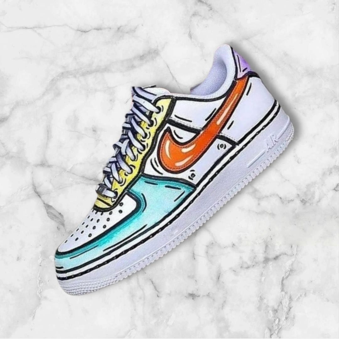 Hand Painted Nike Air Force 1 Low Dunks AF1 Kids Children Adults - Etsy