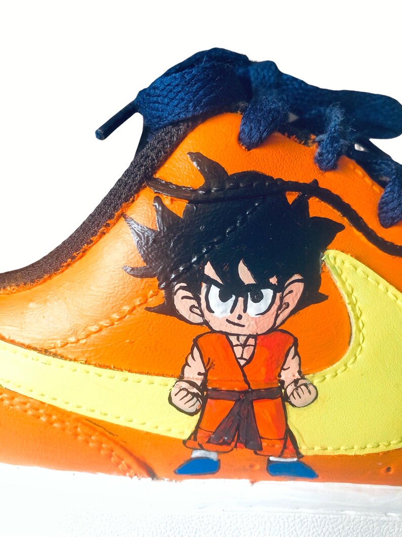 Dragon Ball Z Goku Nike Hand Painted Shoes Nike - Etsy