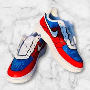 Hand Painted Nike Air Force 1 Low Dunks Cool New Trending Comic Book ...
