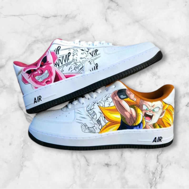 Hand Painted Nike Air Force 1 Low Dunks Cool New Trending Comic Book ...