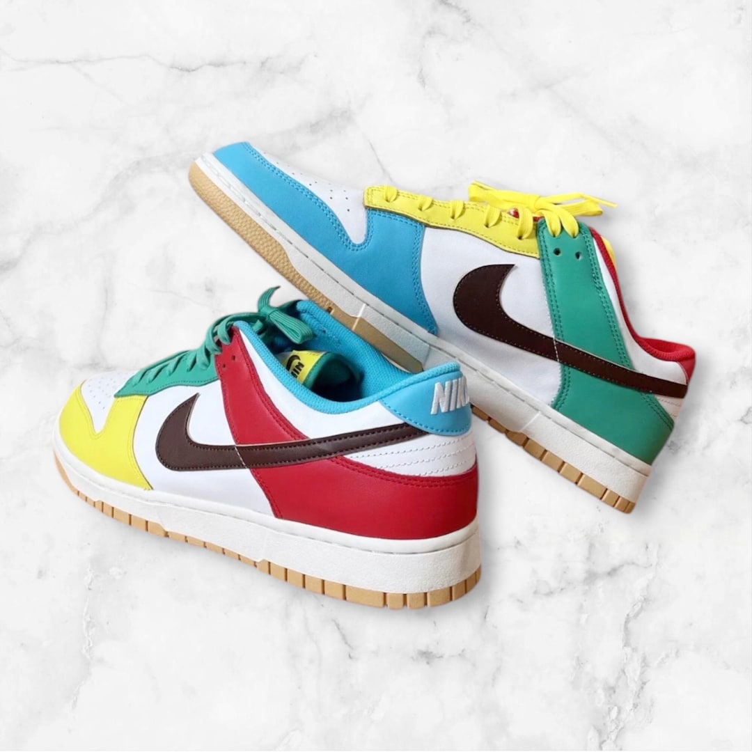 Hand Painted Nike Air Force 1 Low Dunks Blue Comic Book Trending - Etsy