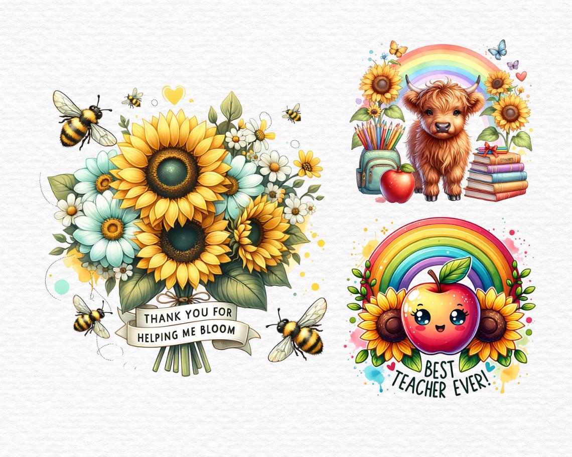 Teacher Appreciation Week Clipart, School Bundle, Teacher Appreciation ...