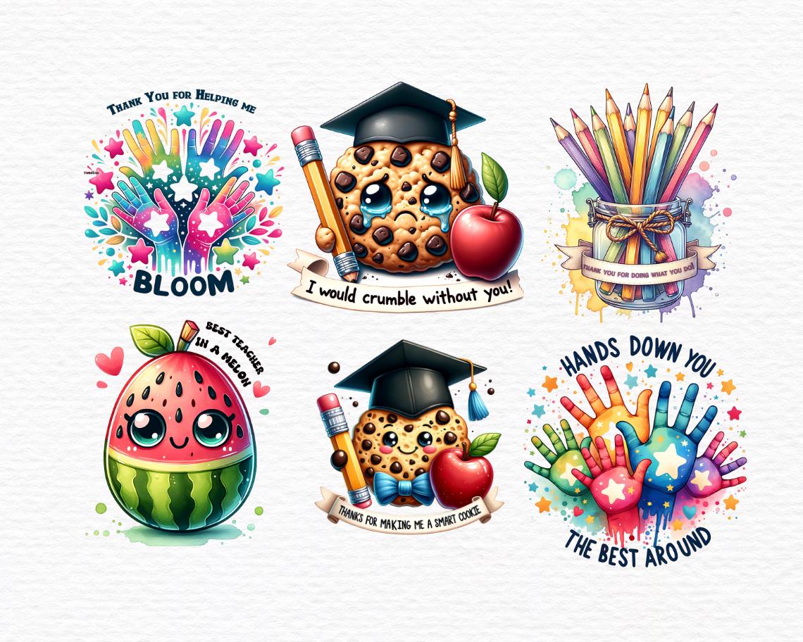 Teacher Appreciation Week Clipart, School Bundle, Teacher Appreciation ...
