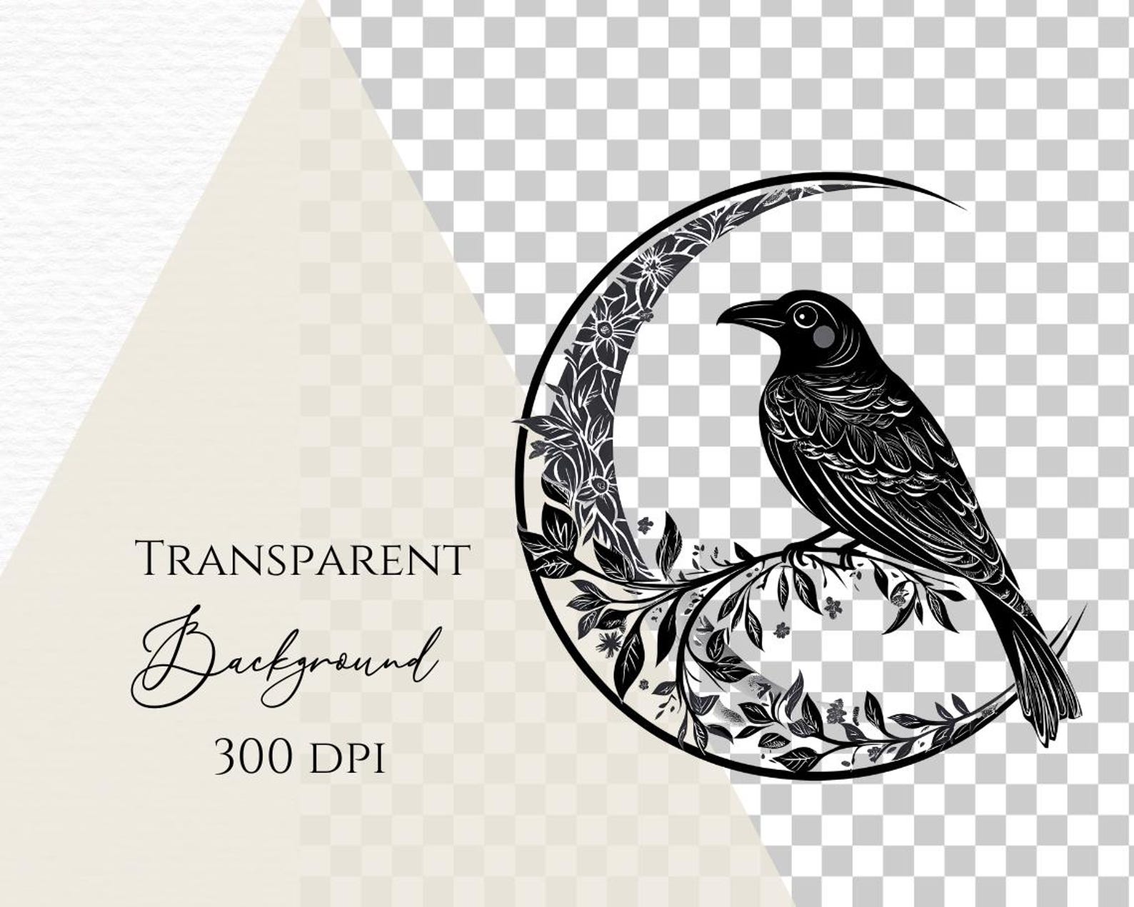 Folk Art Crow Png, Scandinavian, Silhouettes, Nordic Folk Art, Crow ...