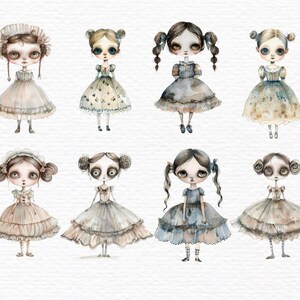 Peculiar Clipart, Peculiar Summer Png, Quirky Girl Png, Fussy Cut Png ...