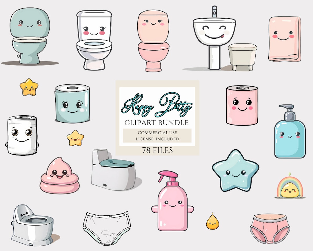 Potty Training Clipart, Toilet Training, Potty Training Chart, Potty ...