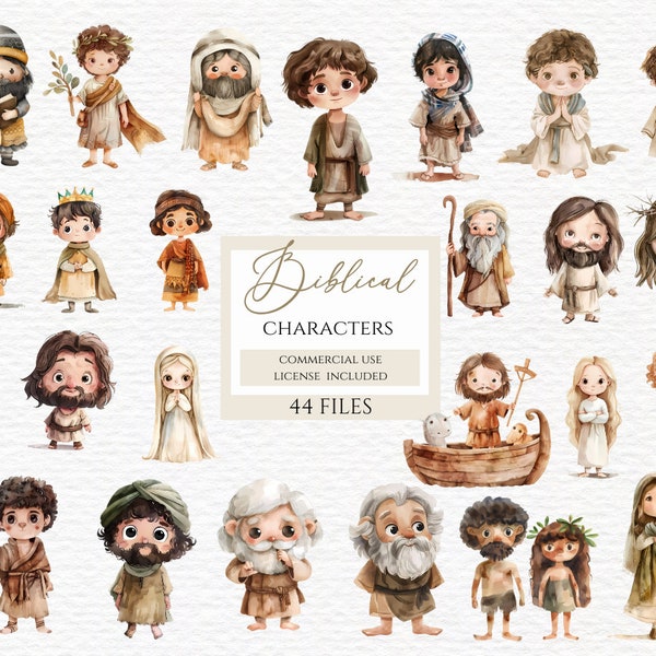 Bible Characters Png Clipart - Etsy