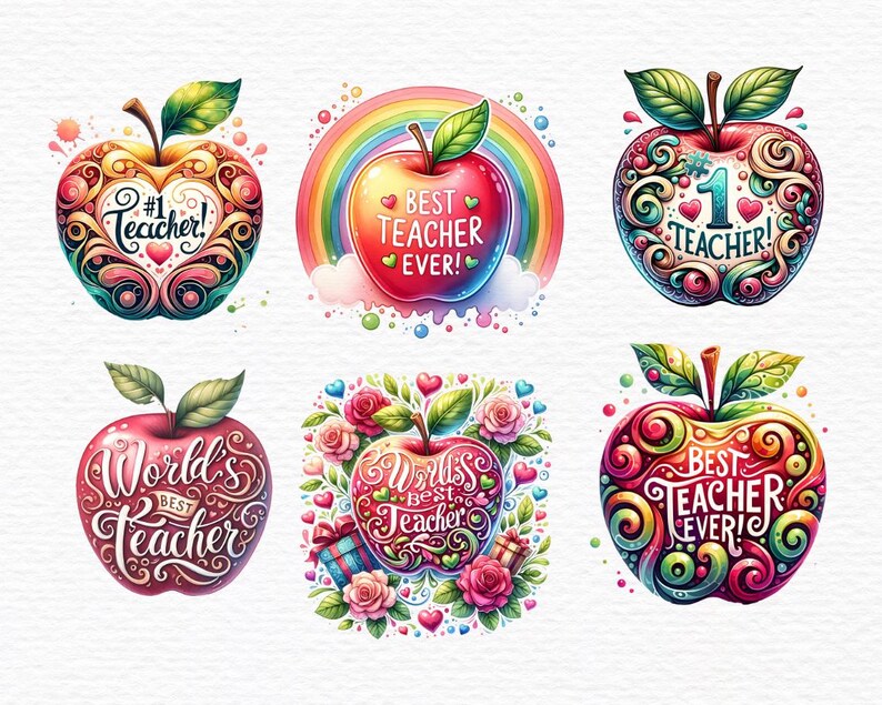 Teacher Appreciation Week Clipart, School Bundle, Teacher Appreciation ...