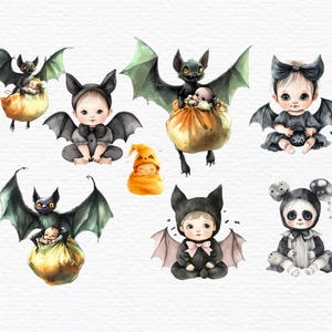 Baby Brewing Clipart, Clipart Bundle,watercolor Clip Art, Halloween ...