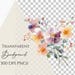 Watercolor Wild Flowers, Wild Flowers Clipart, Floral Clipart ...
