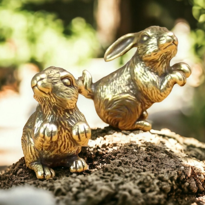 Brass Animal Figurines - Etsy