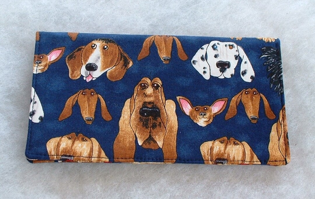 Dogs - Checkbook Cover - Etsy
