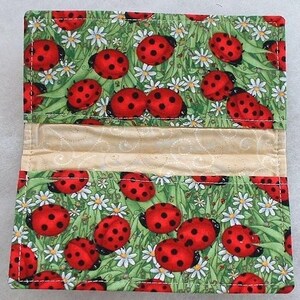 Checkbook Cover - Ladybugs - Etsy