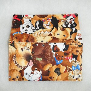 Checkbook Cover - Happy Dogs - Etsy