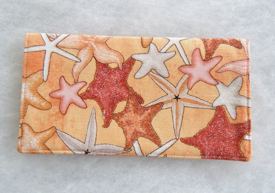Starfish - Checkbook Cover - Etsy