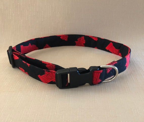 Red Fire Hydrants Handmade Dog Collar - Etsy