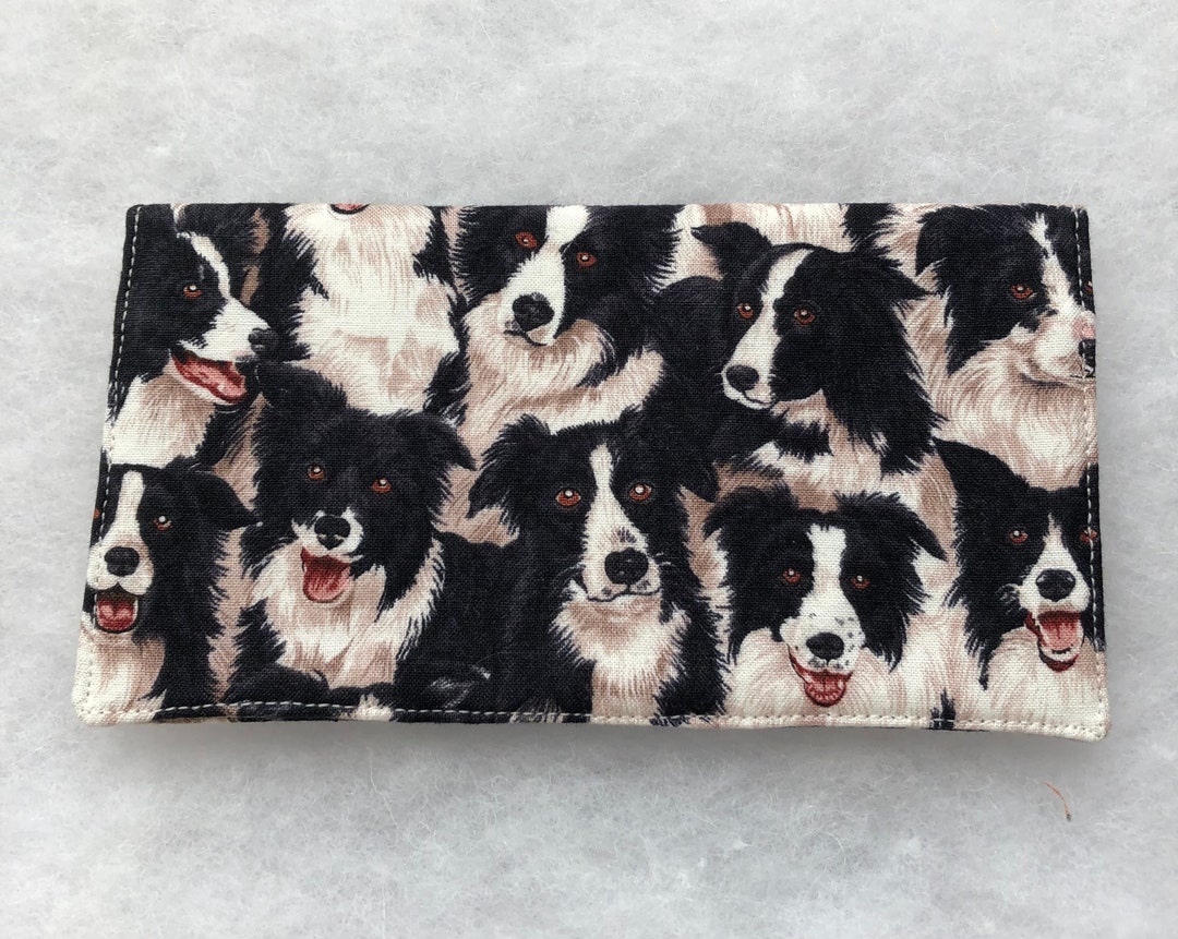Border Collies - Checkbook Cover - Etsy