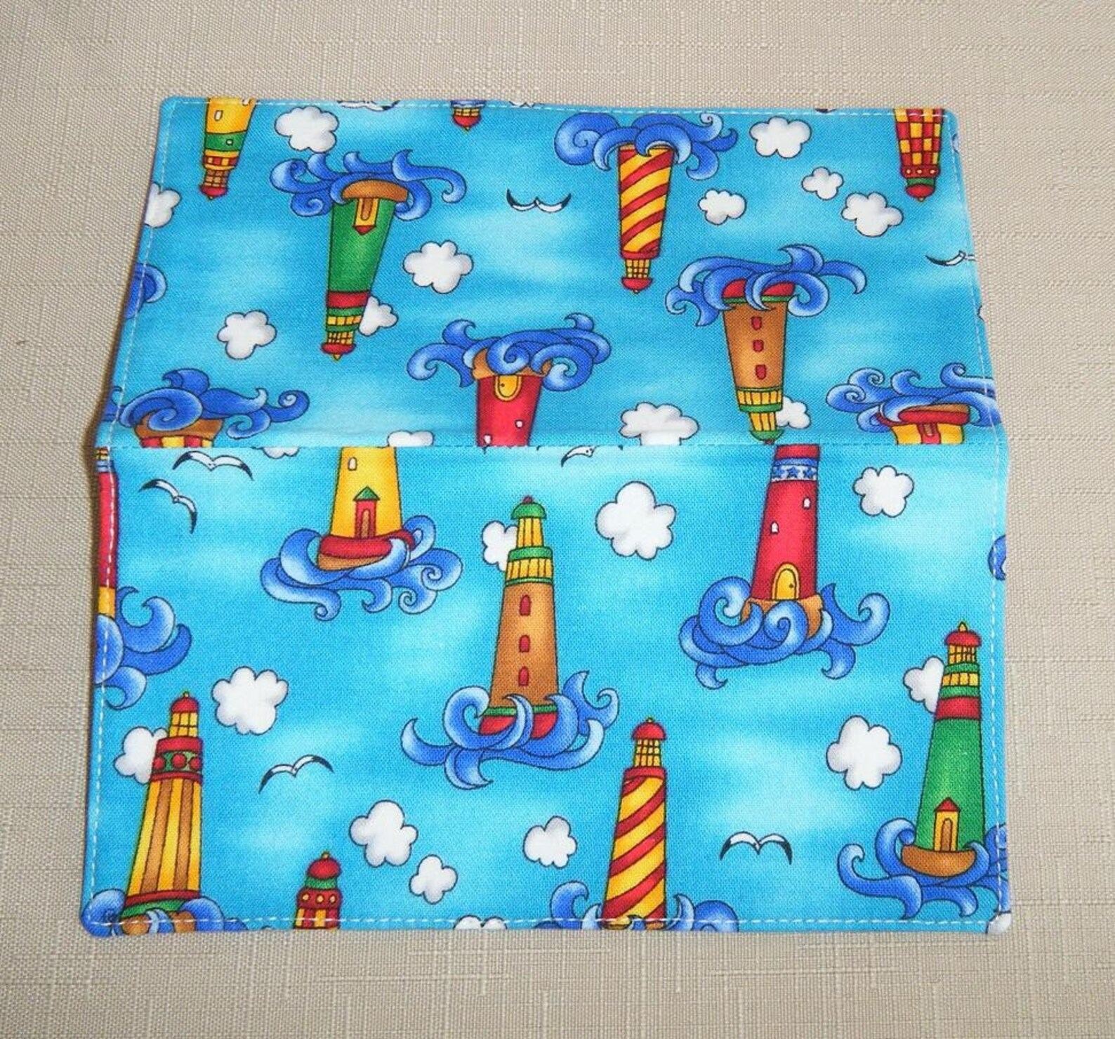 Checkbook Cover Lighthouses | Etsy