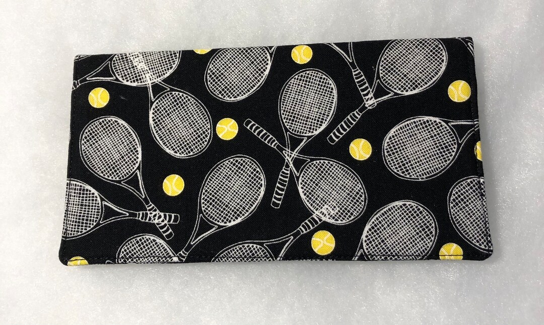 Tennis Racquets - Checkbook Cover - Etsy