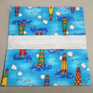 Checkbook Cover - Lighthouses - Etsy