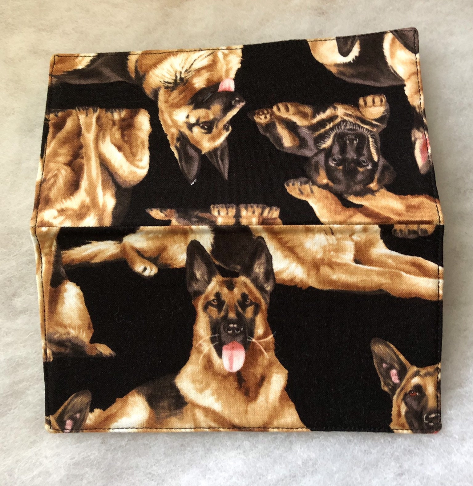 German Shepherd - Checkbook Cover - Etsy