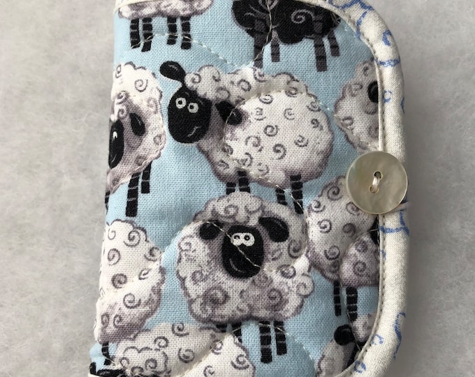 Quilted Needle Book Case Organizer - Silly Sheep - Etsy