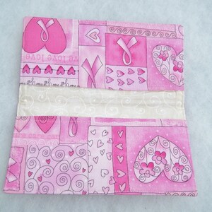 Checkbook Cover - Breast Cancer Awareness Pink - Etsy