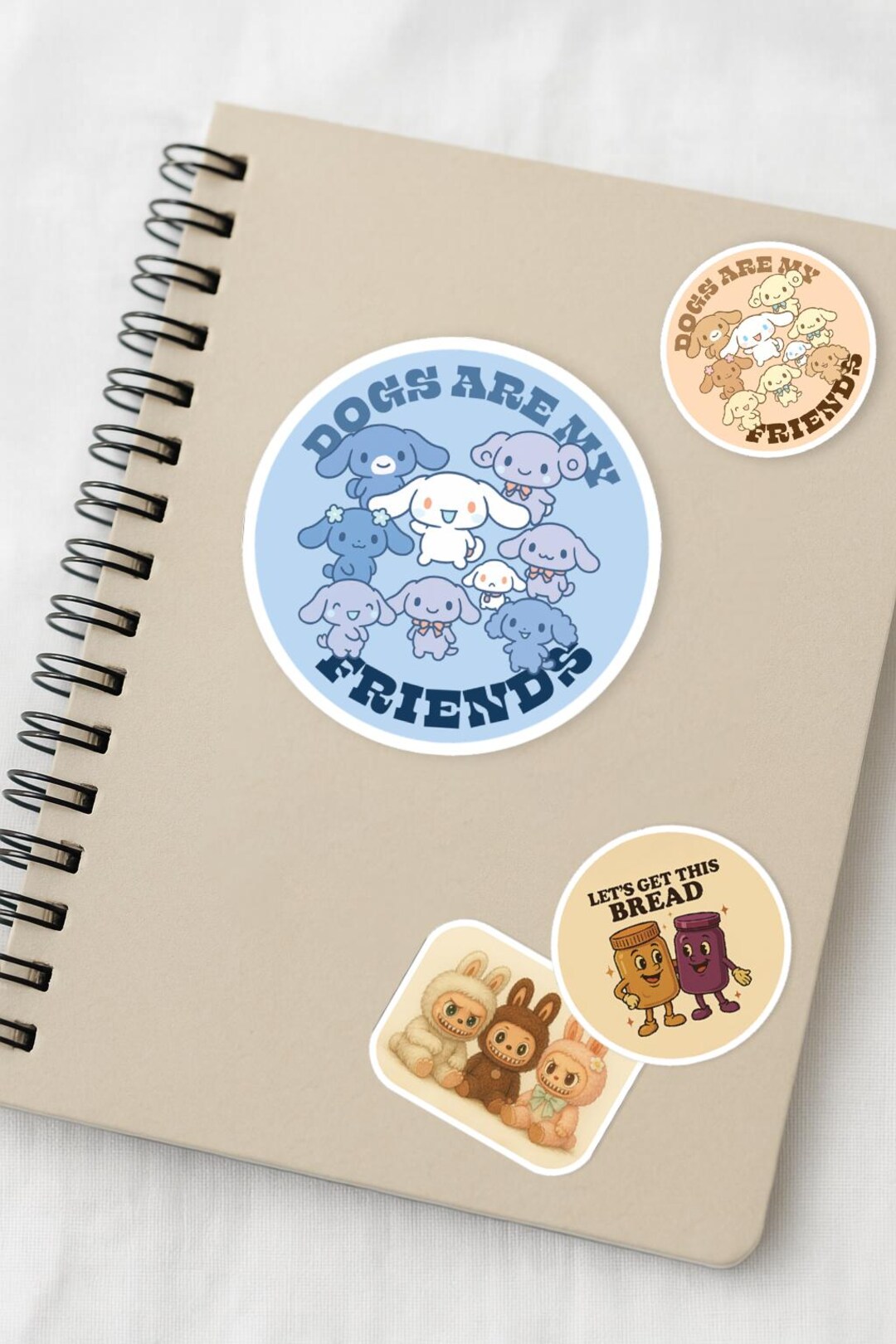 Dogs Are My Friends Sticker | Cinnamoroll Blue Kiss-cut Dog Pups Pack ...