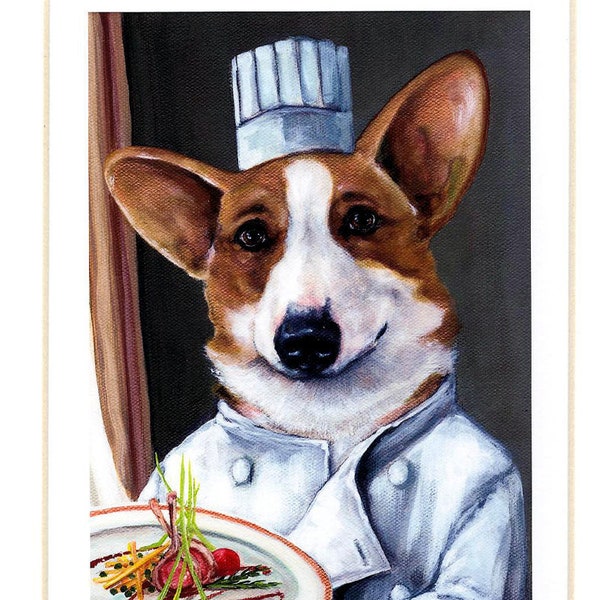 Evie Corgi Art - Etsy