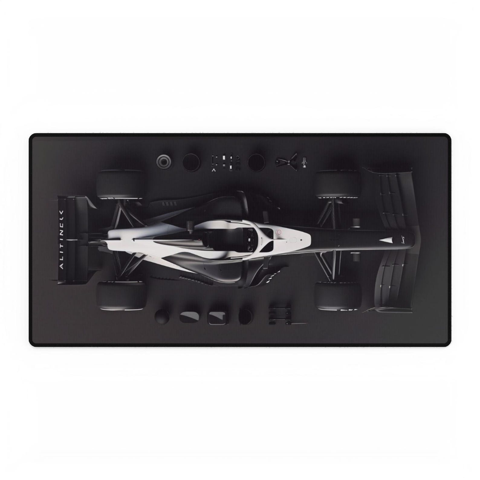 F1 Car Gaming Mousepad Desk Mat, Large Car Mousepad, Black, Racing Game ...