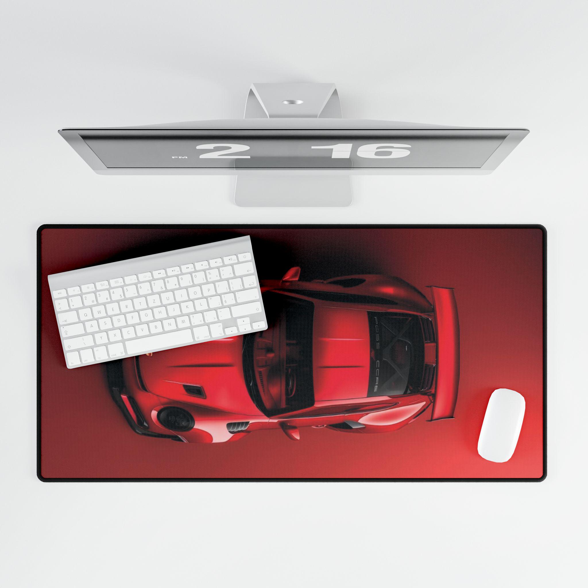 Mousepad, Red Porsche Gaming Desk Mat, Large Smooth Surface Non Slip ...