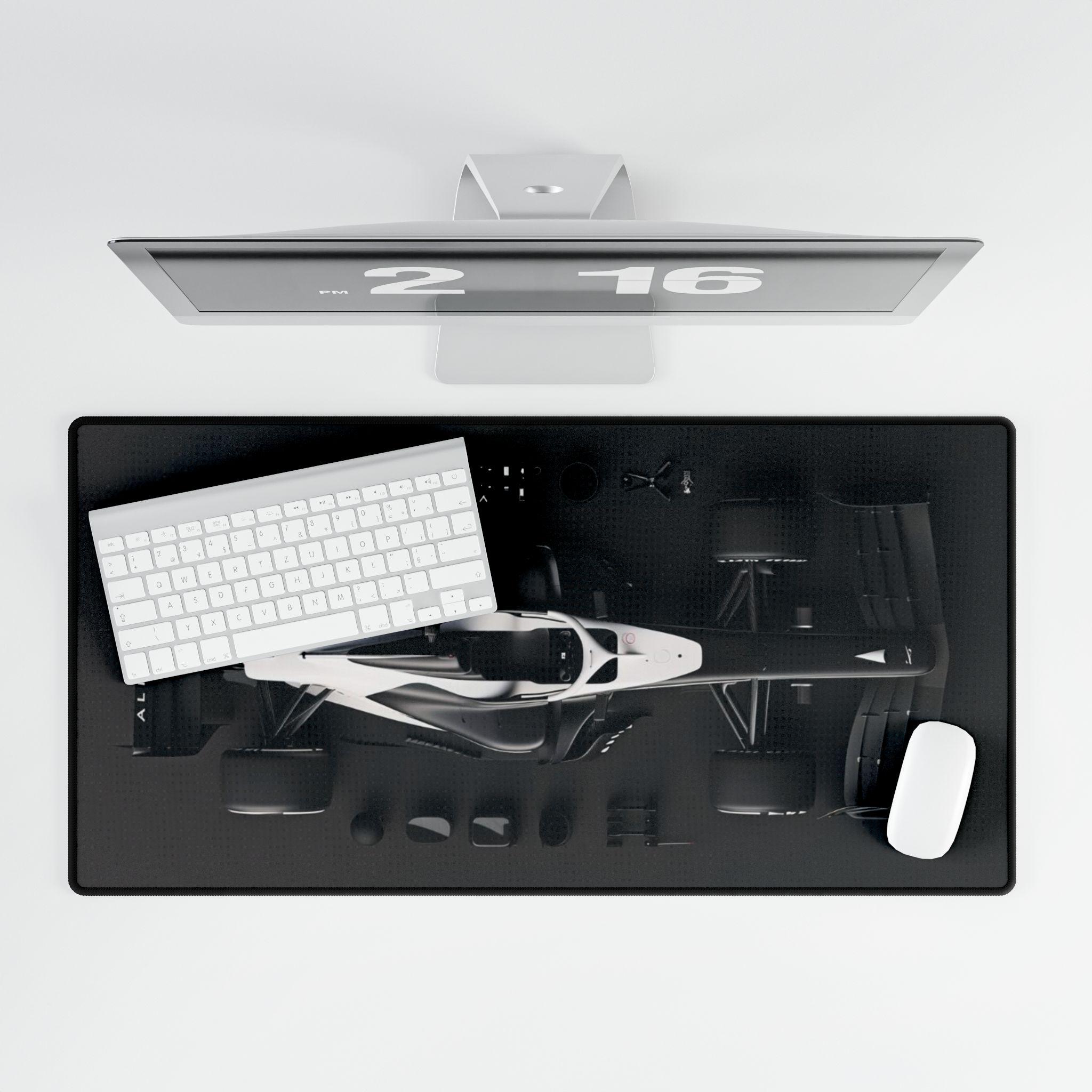 F1 Car Gaming Mousepad Desk Mat, Large Car Mousepad, Black, Racing Game ...