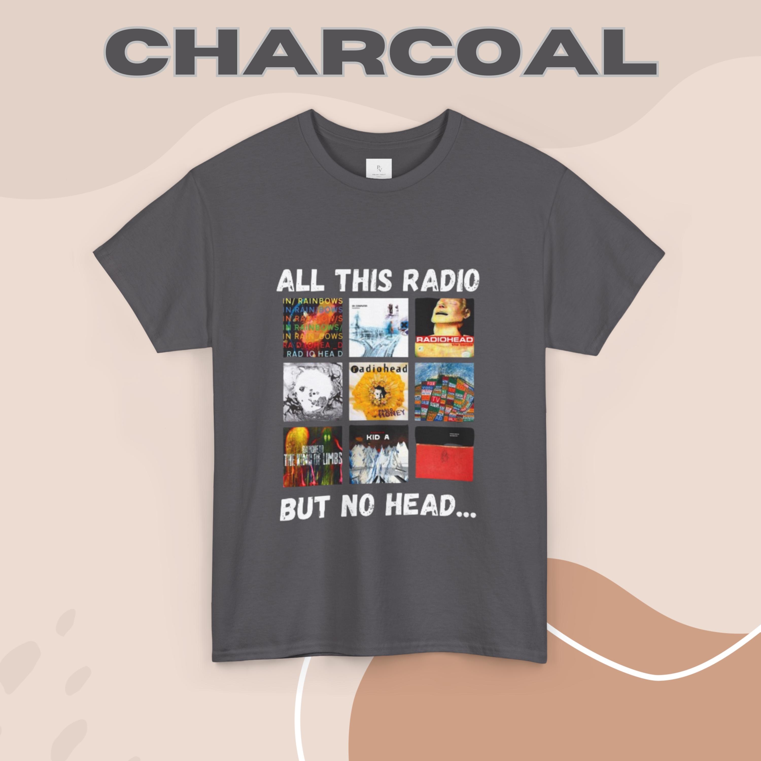 Radio Head Band T-shirt, Vintage Unisex Heavy Cotton Tee, Rock Music ...