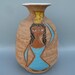 Fratelli Fanciullacci Sgraffito Ceramic Vase, MCM Italian Fanciullacci ...