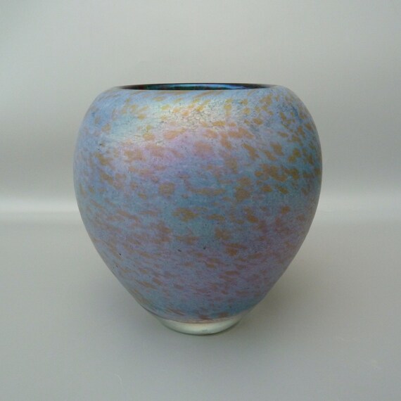 Tim Lazer Art Glass Vase Tim Lazer Studio Art Glass Lazer - Etsy