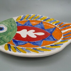 Giovanni Desimone Fish Platter, Desimone Pottery Platter, Italian ...