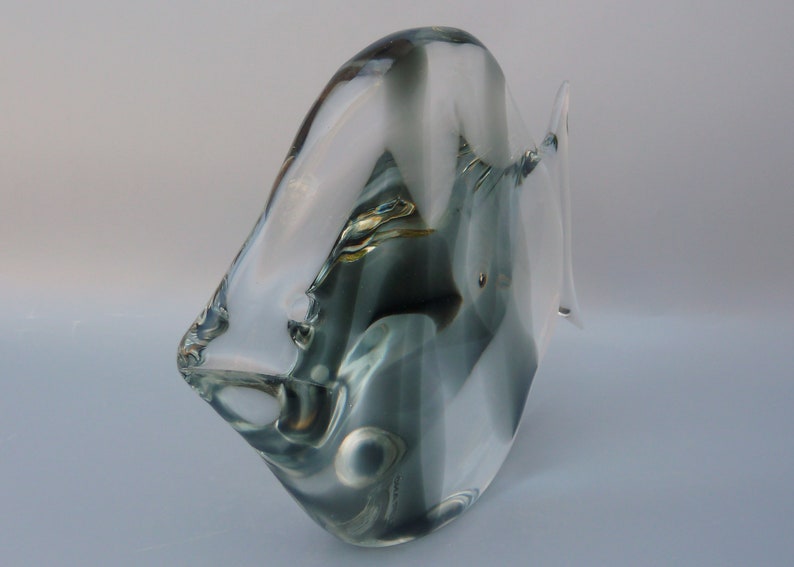 Vintage Livio Seguso AV Murano Glass Fish Sculpture, Seguso Arte Vetro ...