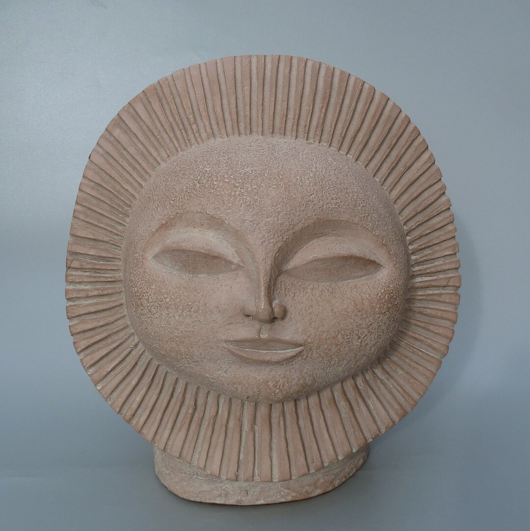 Rare Austin Productions Sun God Face Sculpture Paul Bellardo - Etsy