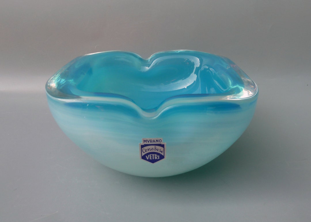Gino Cenedese Geode Ashtray, Cenedese Murano Glass , Cenedese Trinket ...