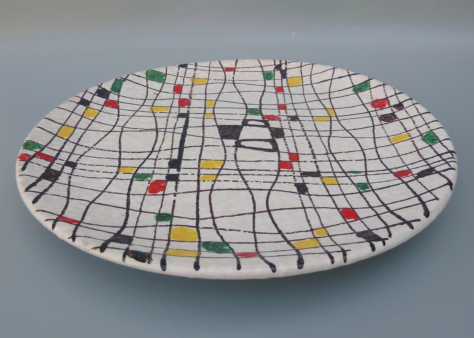 Bitossi Mondrian Plate Bitossi Ceramic Plate Bitossi Pottery - Etsy