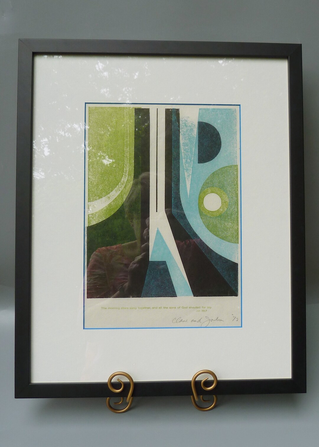 Clare Romano Ross Woodcut Print, John Ross Alcudia Morning Collagraph ...