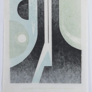 Clare Romano Ross Woodcut Print, John Ross Alcudia Morning Collagraph ...