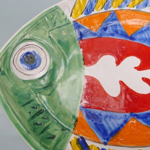 Giovanni Desimone Fish Platter, Desimone Pottery Platter, Italian ...