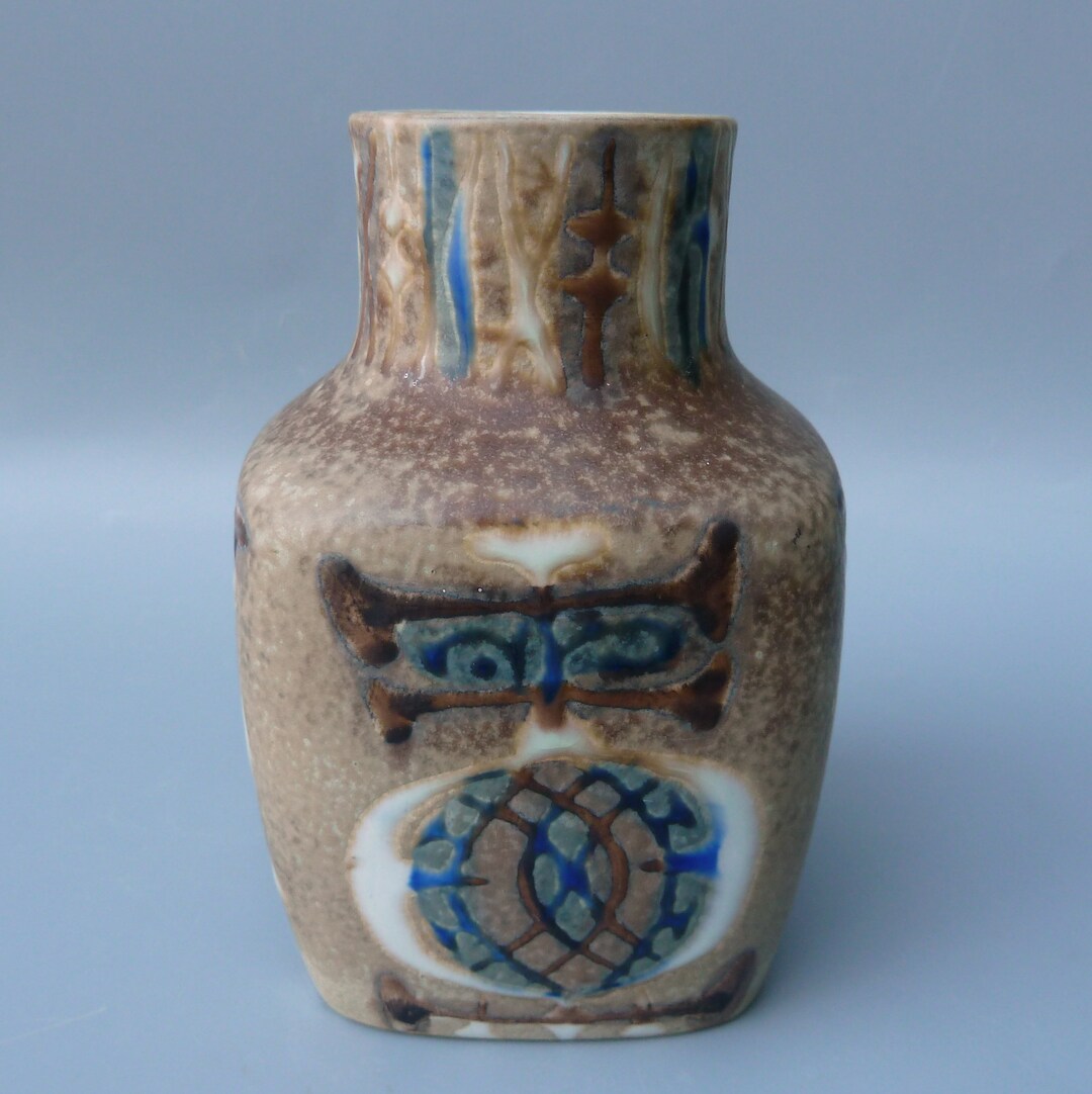 Nils Thorsson Baca Vase,royal Copenhagen Fajance Baca 720 Aluminia ...