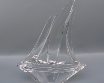Daum Crystal Sailboat - Etsy