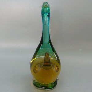 Alfredo Barbini Murano Glass Duck Figurine, Barbini for Weil Duck ...