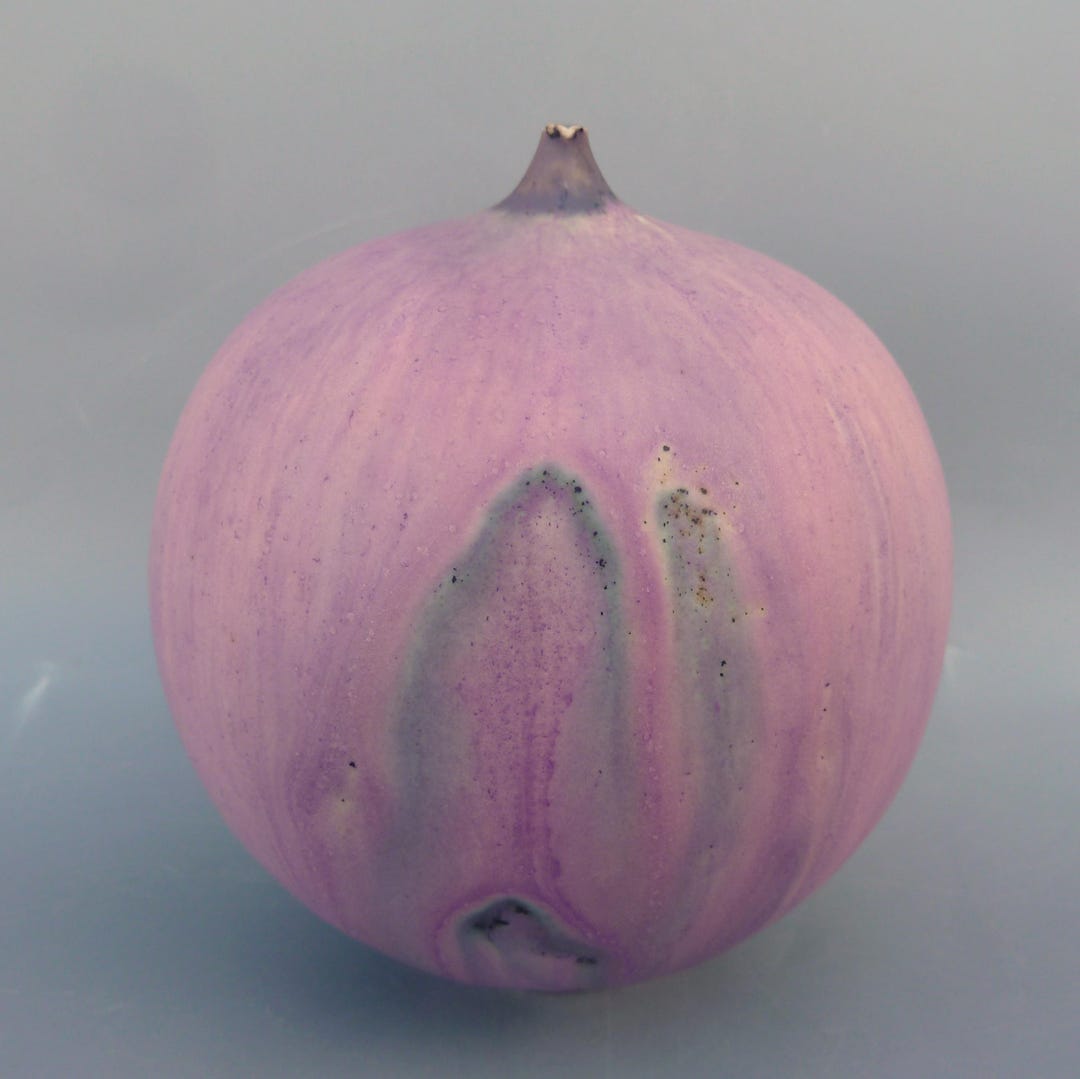 Rose Cabat Feelie Vase Pink Lavender Modernist Pottery American
