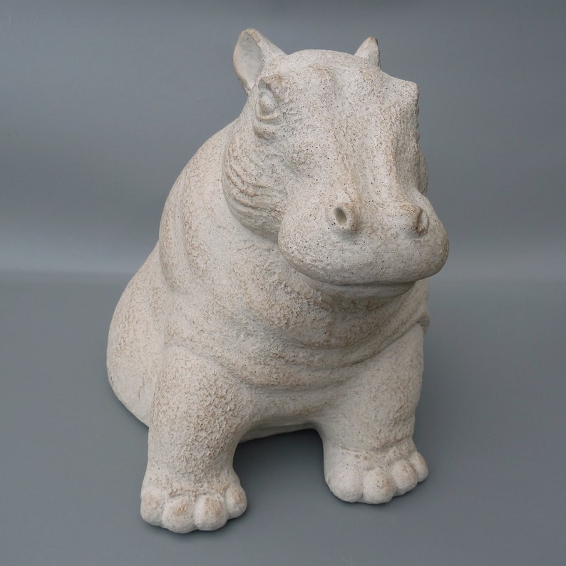 Austin Productions Hippo Sculpture Paul Bellardo Hippo | Etsy