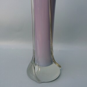 Raging Buffalo Art Glass Vase,american Studio Glass,iridescent Lavender ...