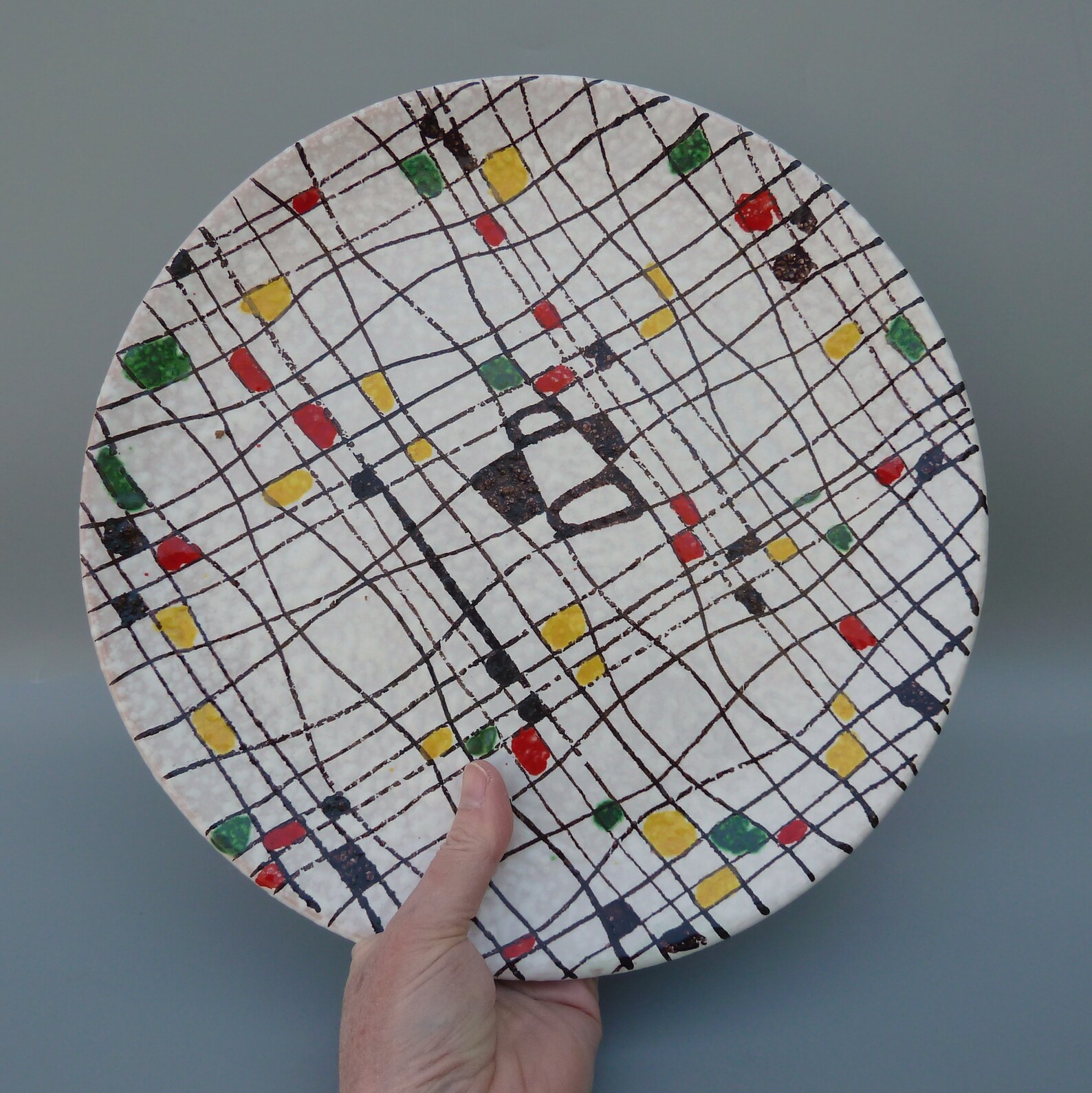 Bitossi Mondrian Plate Bitossi Ceramic Plate Bitossi Pottery - Etsy